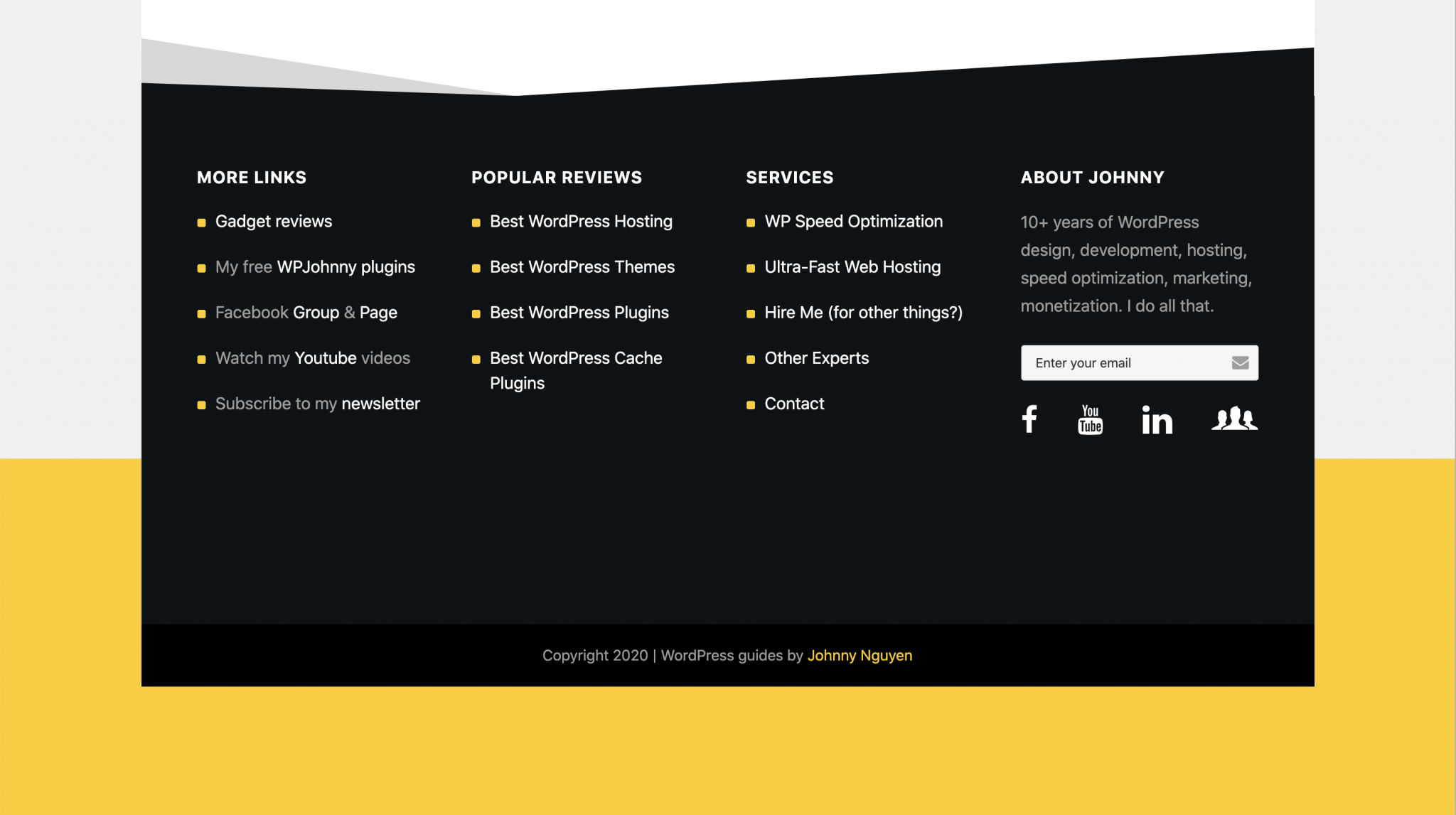 Design logic behind the WPJohnny custom theme